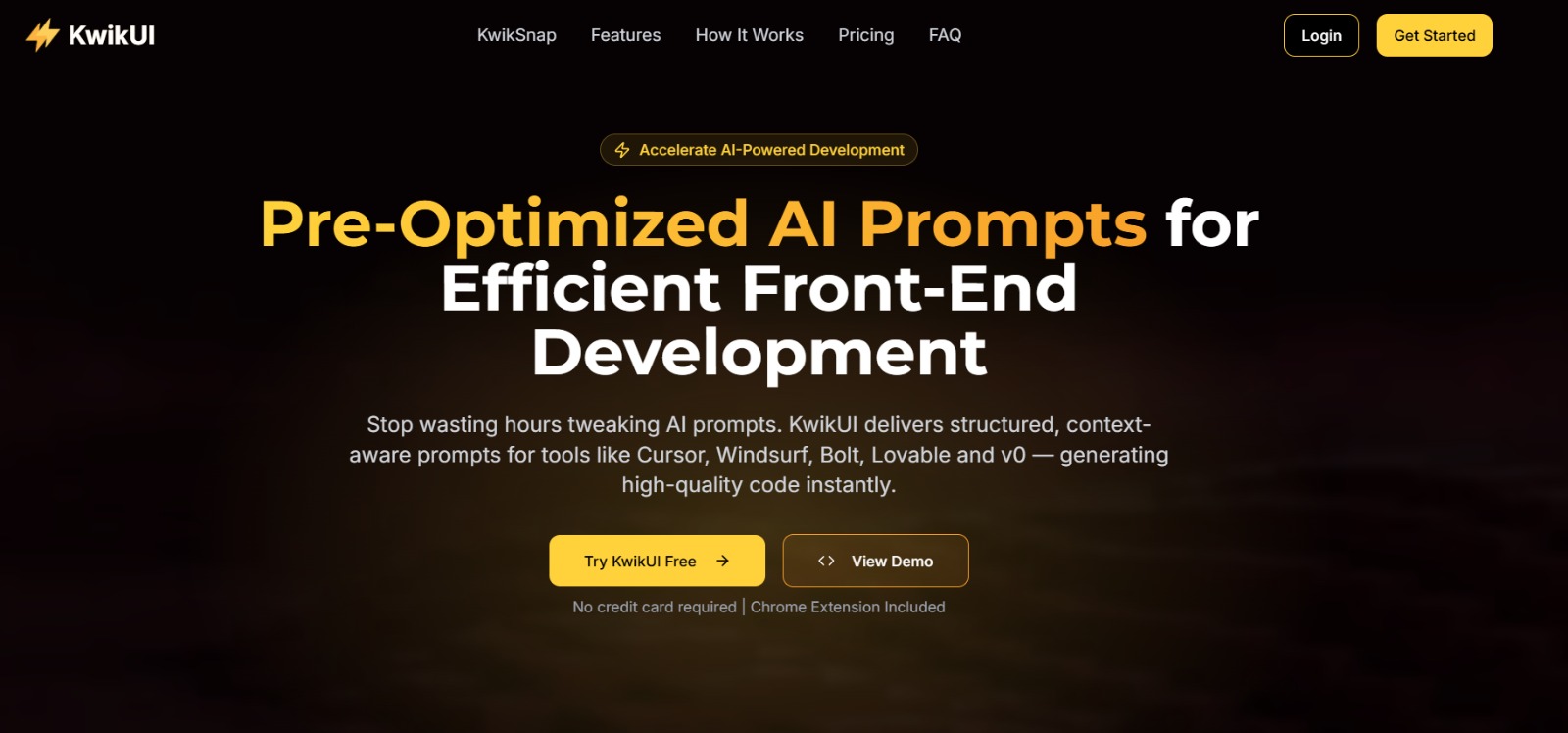 Free AI Screenshot to Code Generator | KwikUI
